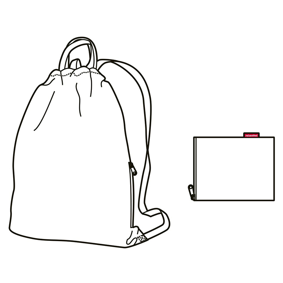 Рюкзак складной Mini maxi sacpack floral 1, Reisenthel, артикул AU4067 ...